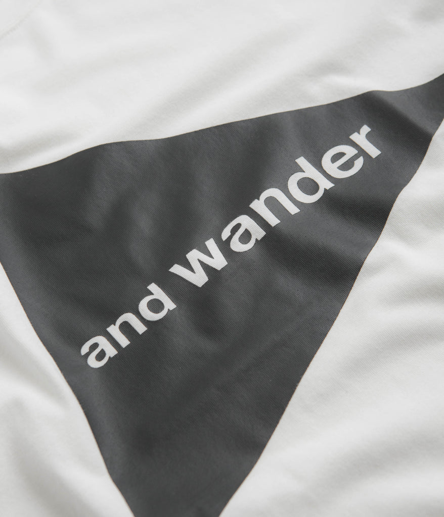 and wander Logo T-Shirt - White | Always in Colour
