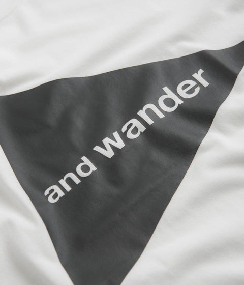 and wander Logo T-Shirt - White | Always in Colour