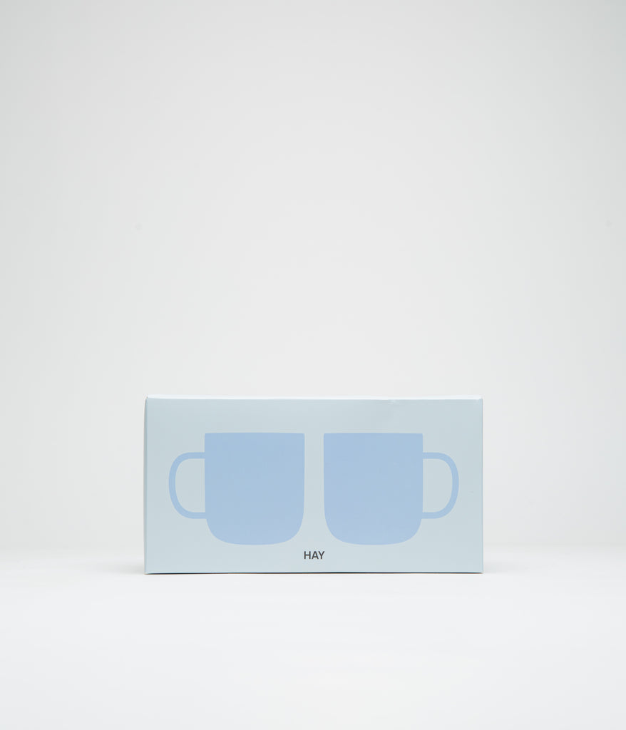 HAY Borosilicate Mug (Set of 2) - Jade Light Blue | Always in Colour
