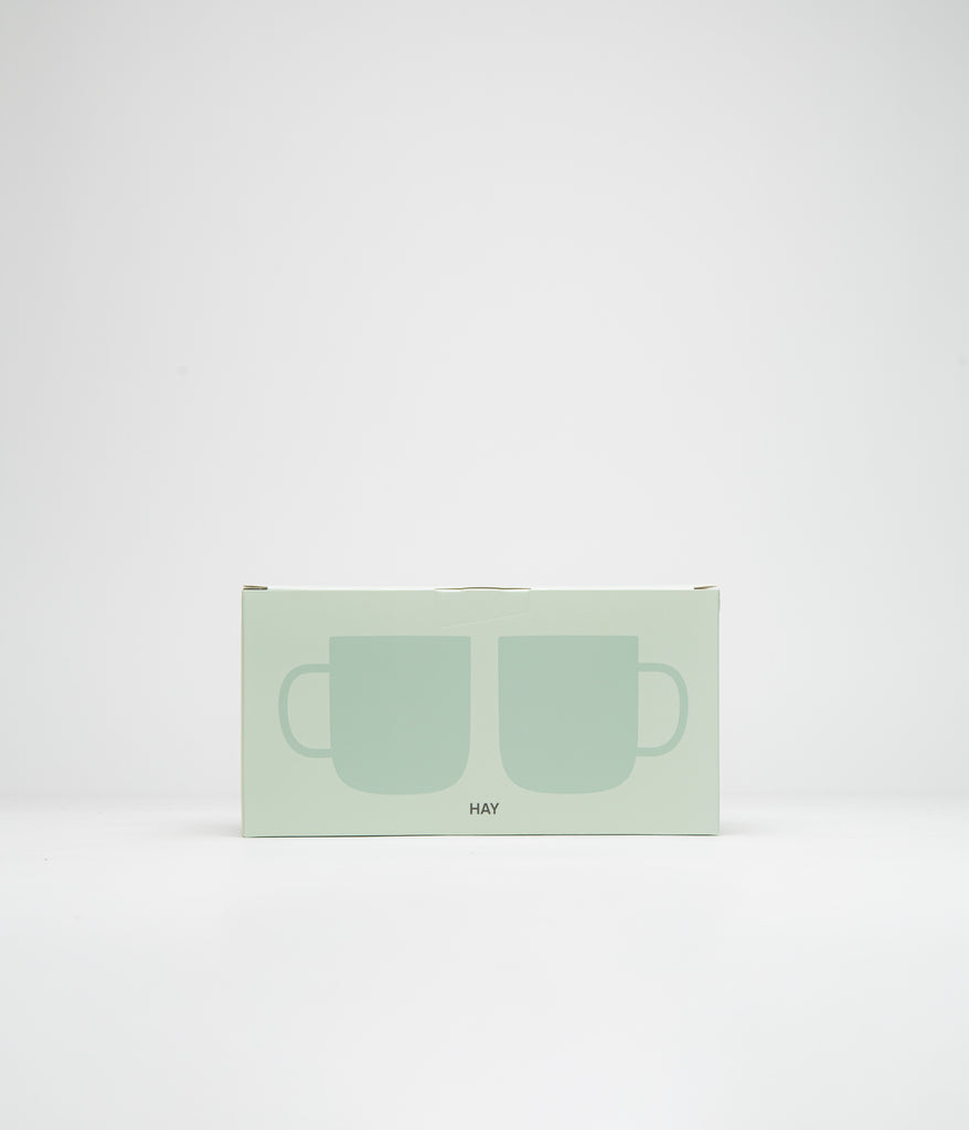 HAY Borosilicate Mug (Set of 2) - Jade Light Green | Always in Colour