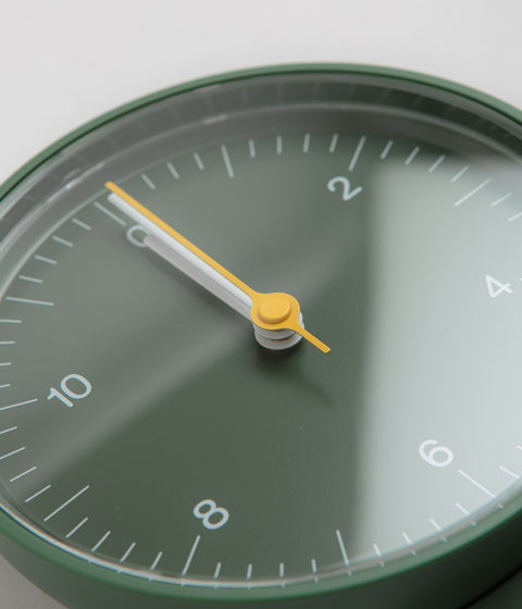 HAY Table Clock - Green | Always in Colour