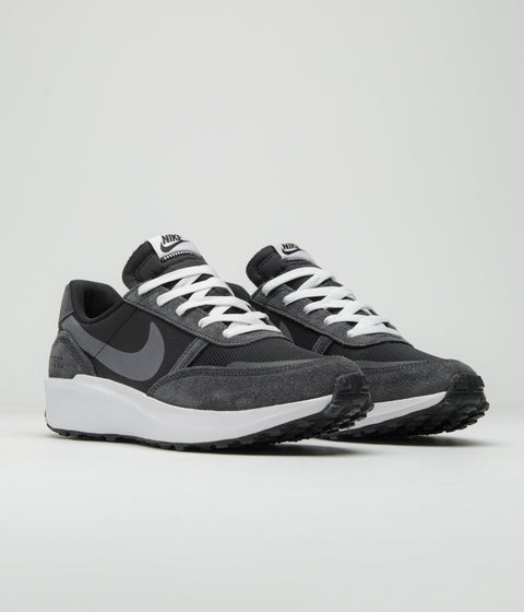 Nike Waffle Nav Shoes - Black / White - Off Noir | Always in Colour