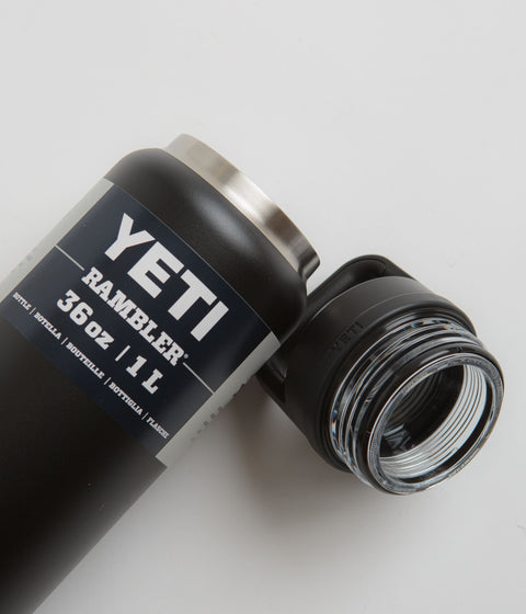 Yeti Chug Cap Rambler Bottle 36oz - Black | Always in Colour