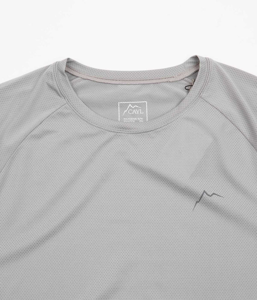 Cayl Logo Mesh T-Shirt - Light Grey | Always in Colour