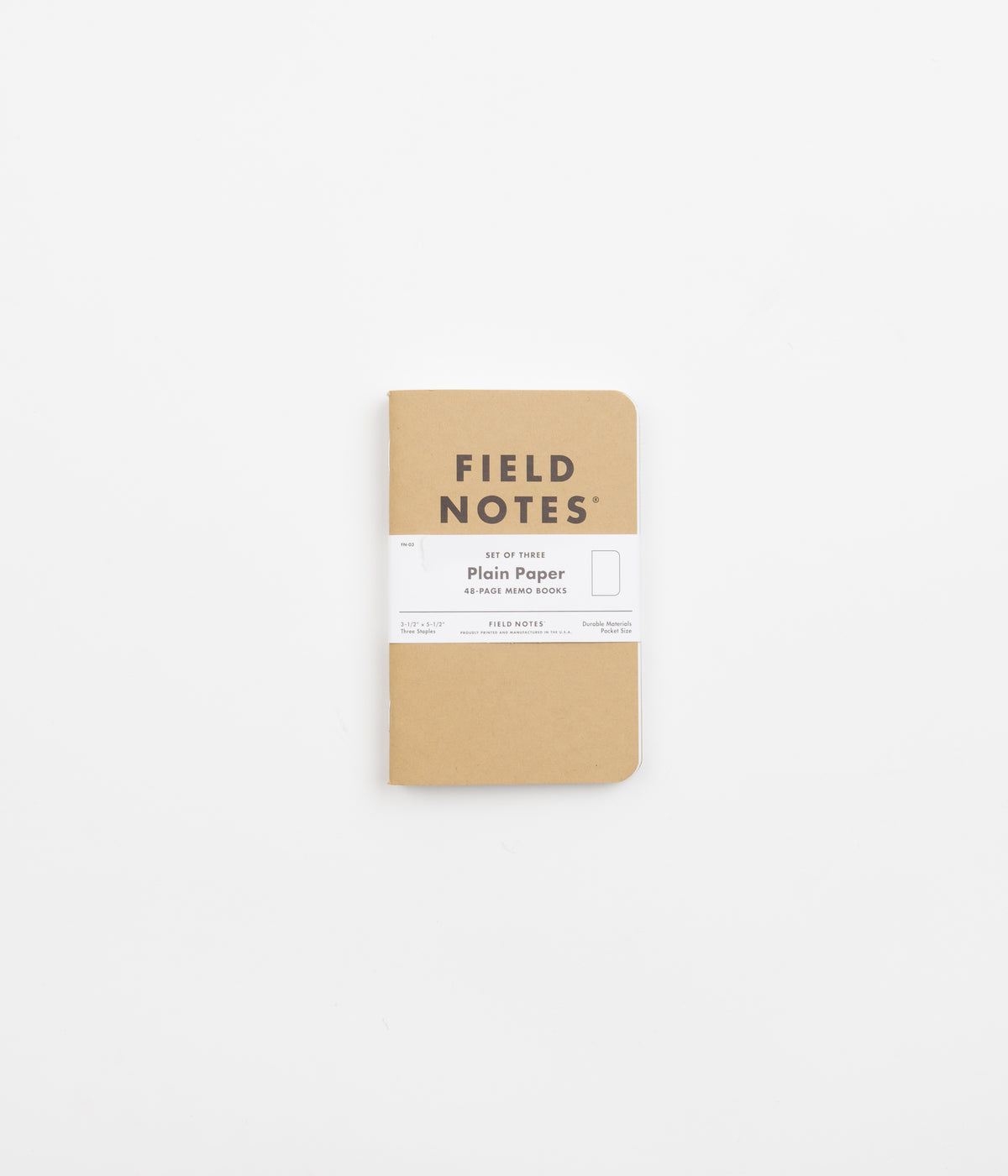 Field Notes Original Kraft Notebooks (3 Pack) - Plain Paper | Always in ...
