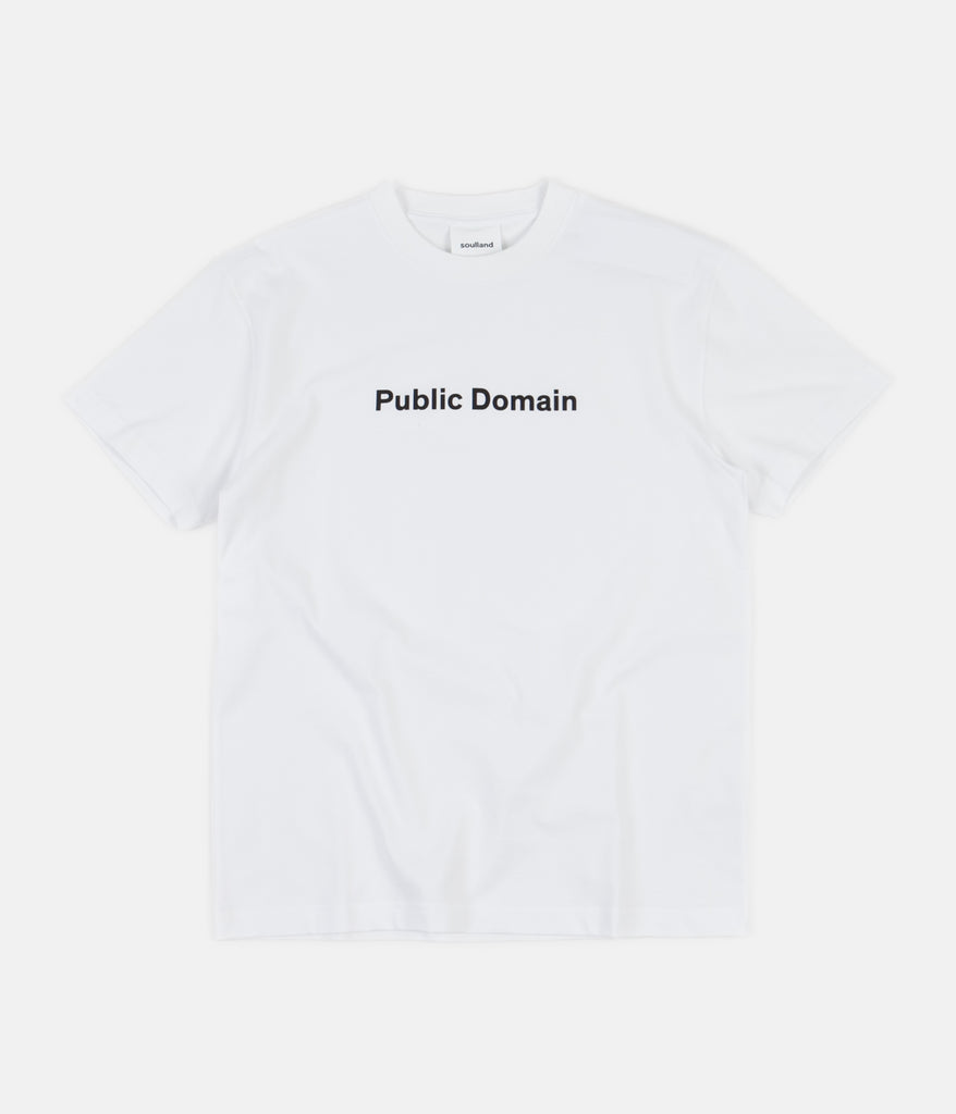 Soulland Public Domain T-Shirt - White | Always in Colour